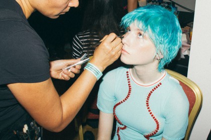 Backstage at CASSANDRA VERITY GREEN at London Fashion Week SS2015 - C ...