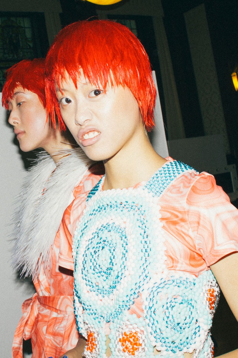 Backstage at CASSANDRA VERITY GREEN at London Fashion Week SS2015 - C ...