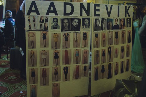 Backstage at Kristian Aadnevik London Fashion Week 2015 - C-Heads Magazine