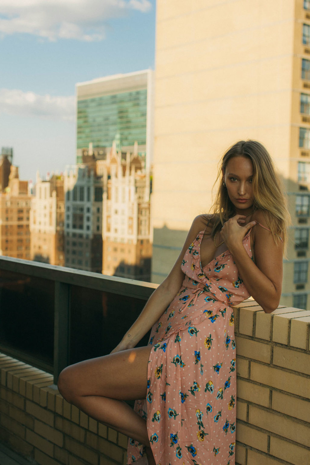 Georgia Sumner above midtown New York - C-Heads Magazine