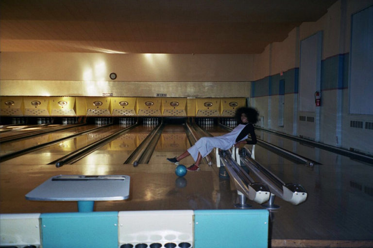 Tabatha and Sa’vannah at the bowling alley in Lakewood - C-Heads Magazine