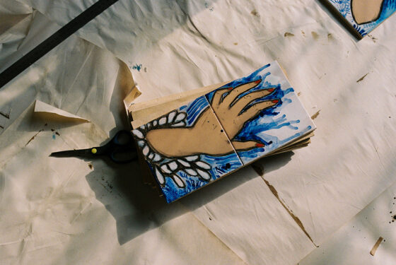 "Working with raw, untreated materials feels more true to the process ...