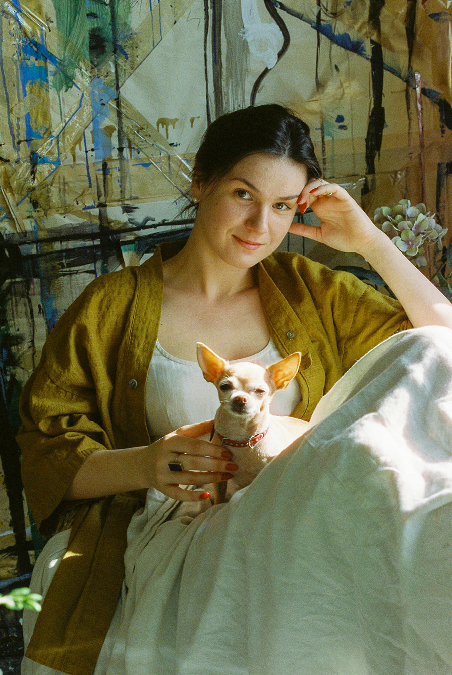 "Working with raw, untreated materials feels more true to the process ...