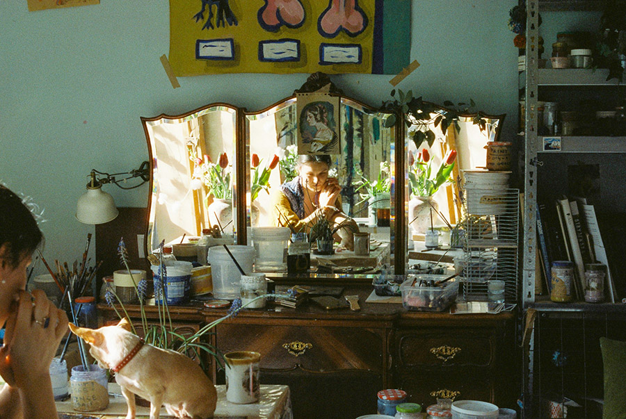 "Working with raw, untreated materials feels more true to the process ...