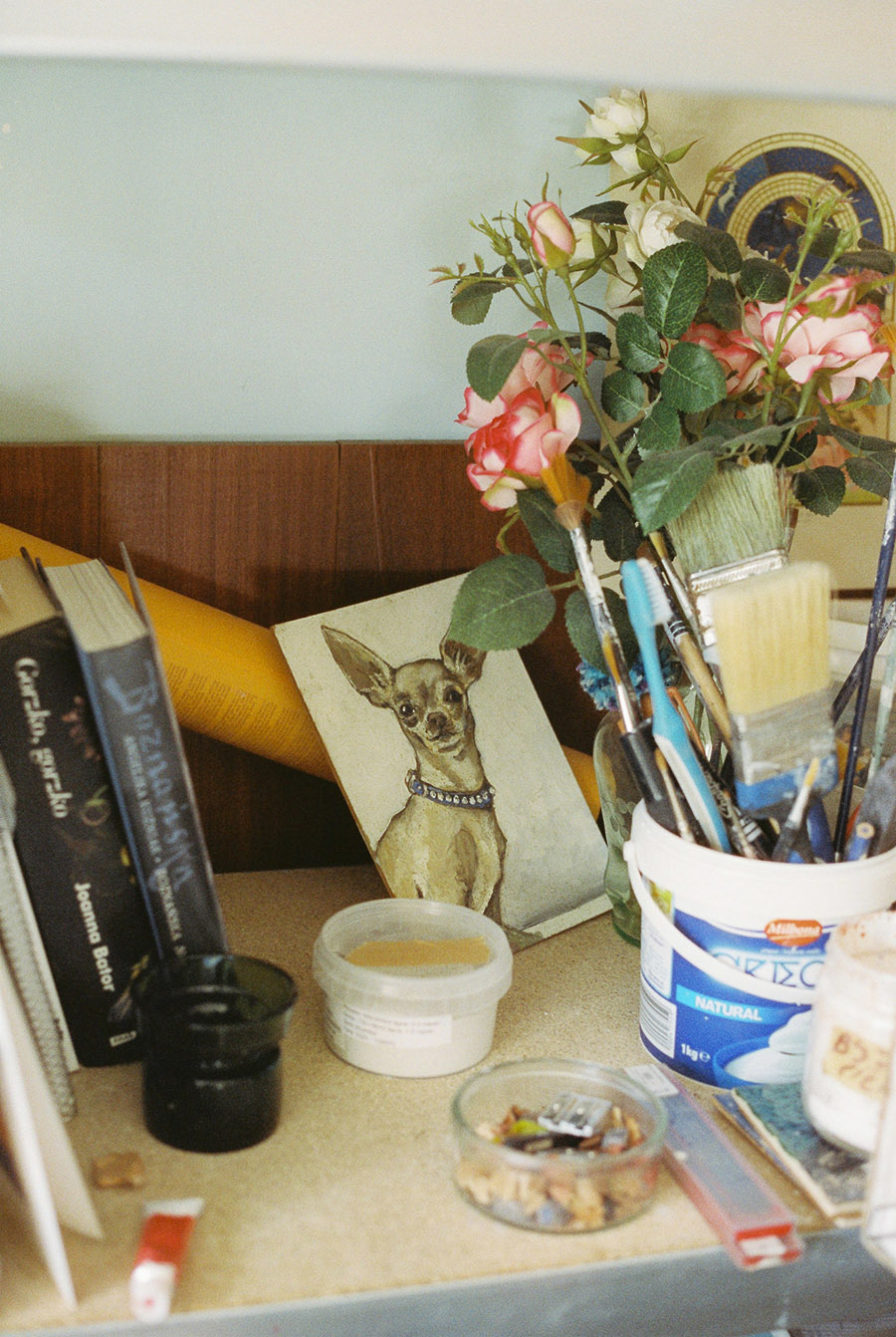 "Working with raw, untreated materials feels more true to the process ...