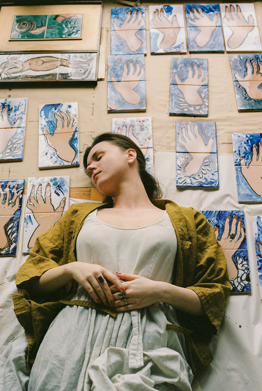 "Working with raw, untreated materials feels more true to the process ...