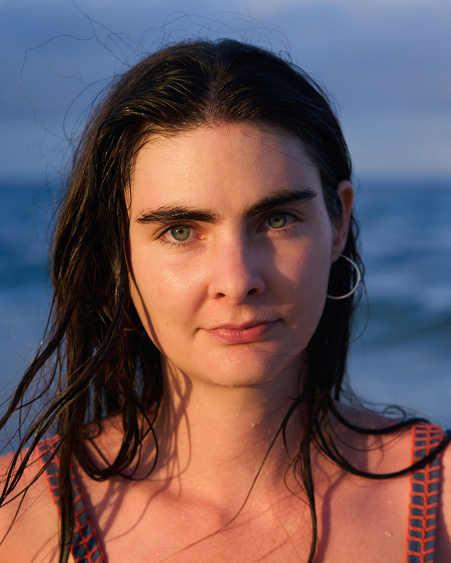 Portrait at the beach by Dane Beesley - C-Heads Magazine